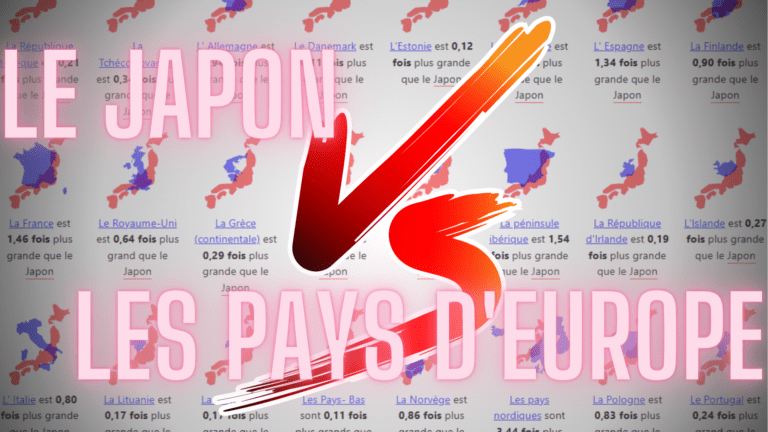 🗾 Le Japon comparé aux pays européens