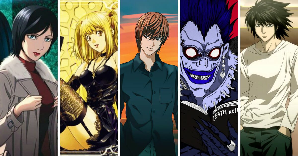 💀 Death Note : âge, taille et date de naissance des personnages principaux