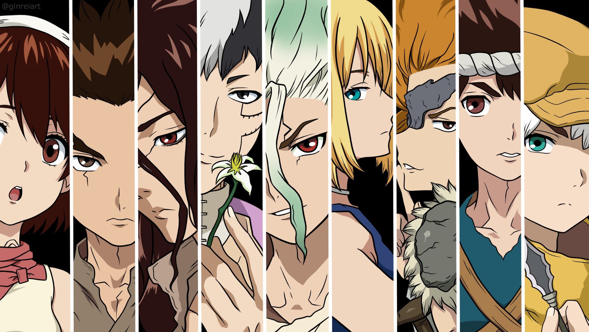 ⚗️ Dr. Stone : âge, taille et date de naissance des personnages principaux