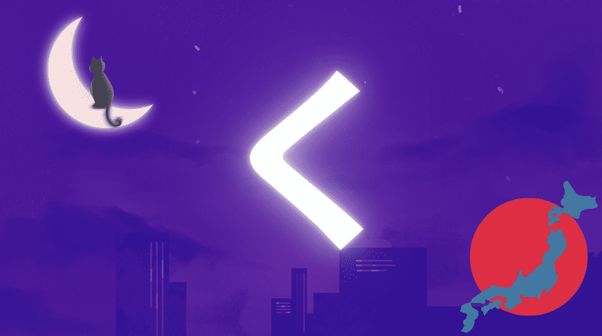 く (ku) – Caractère hiragana japonais