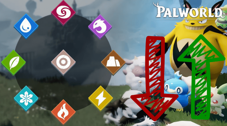 🏆 Palworld : Tableau des types et astuces